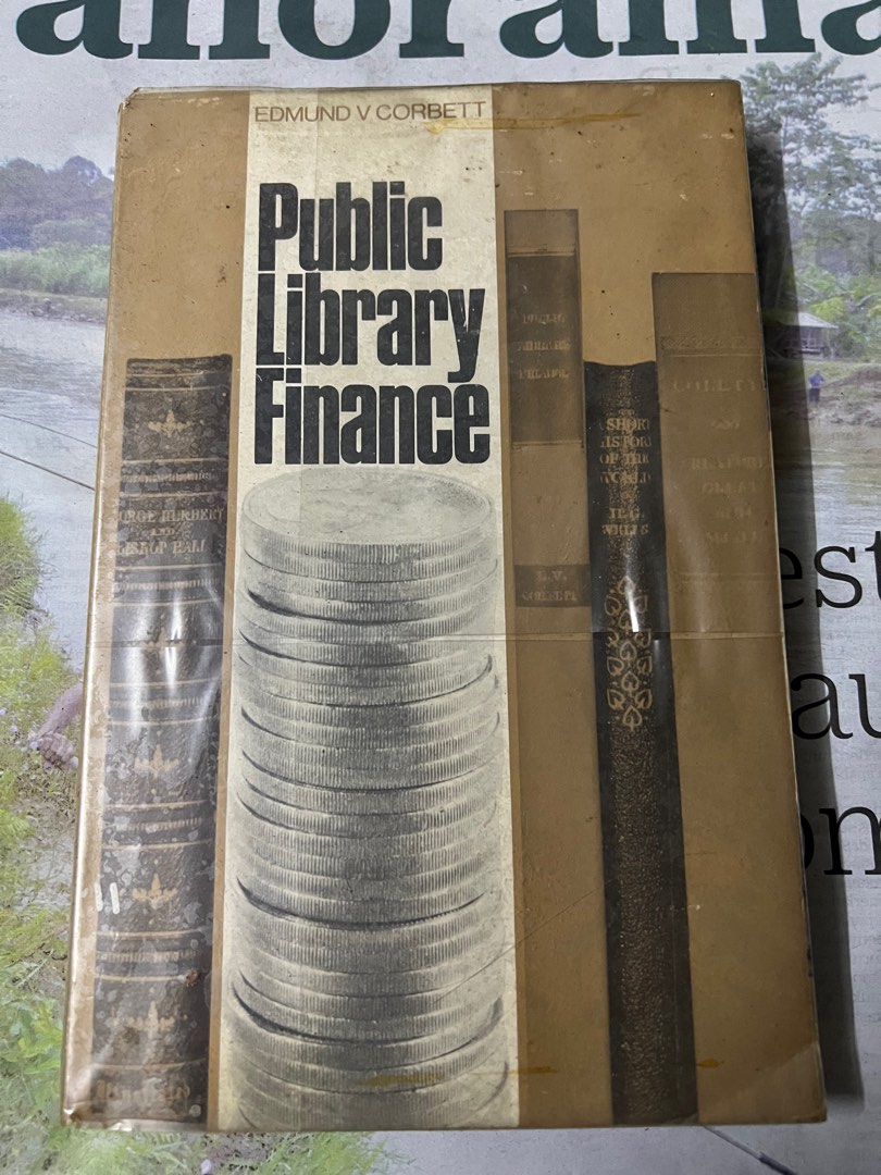 Public Library Finance and Accountancy - Edmund V Corbett books buku ...