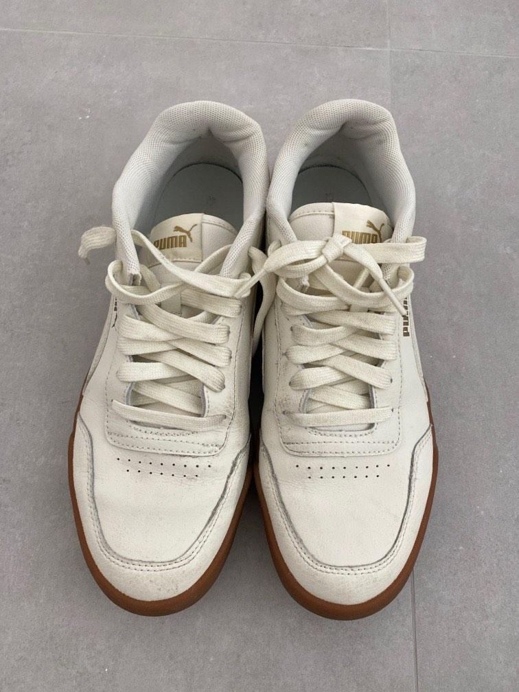 Puma beige sneakers with gumsole, Men's Fashion, Footwear, Sneakers on ...