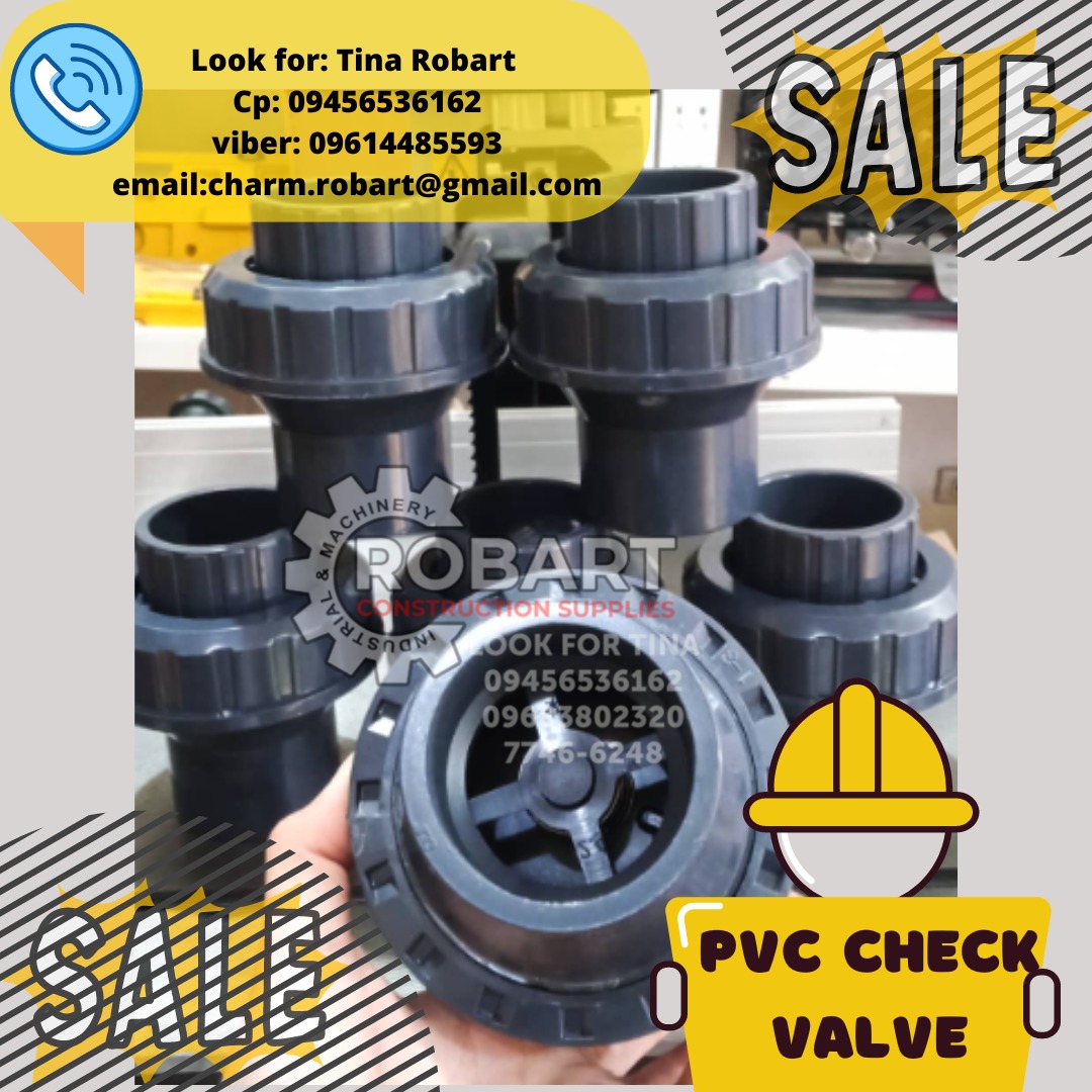 PVC Check valve, Commercial & Industrial, Construction & Building ...