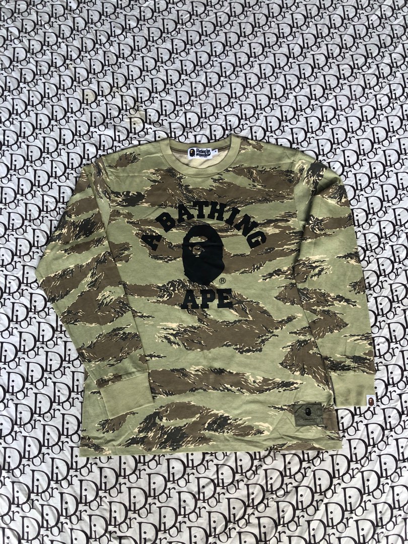 Rare Bape Tiger Camou (L/S), Men's Fashion, Coats, Jackets and ...