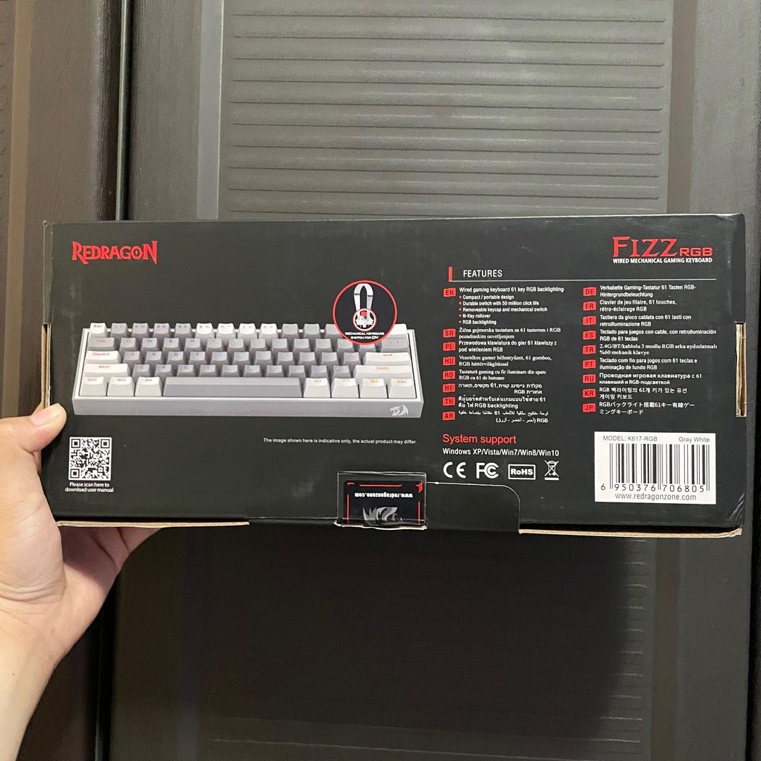 Reddragon Red Dragon Fizz K617 Mechanical Keyboard, Computers & Tech ...