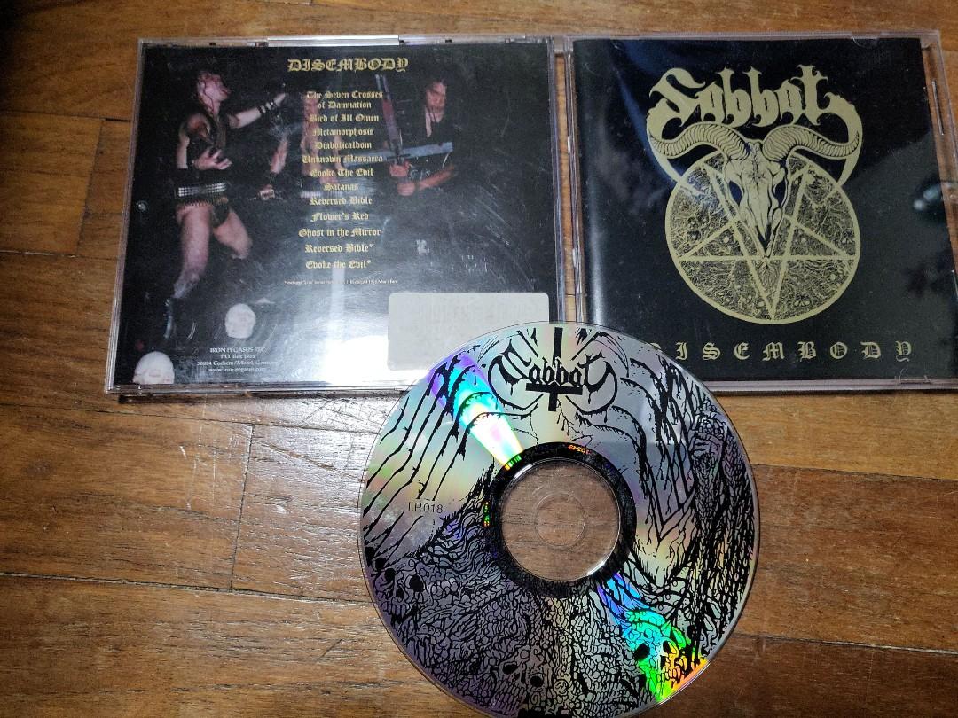 Sabbat: Disembody cd Death Metal Black Metal Thrash Metal, Hobbies & Toys, Music & Media, CDs ...
