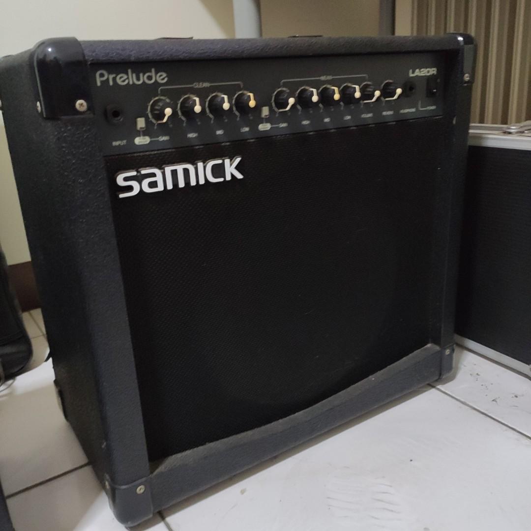 韓國Samick LA20R 12inch吋單體 guitar Amp 電 吉他音箱 spring reverb 破音彈簧殘響 貝斯bass amplifier, 書籍、休閒與玩具, 樂器 ...