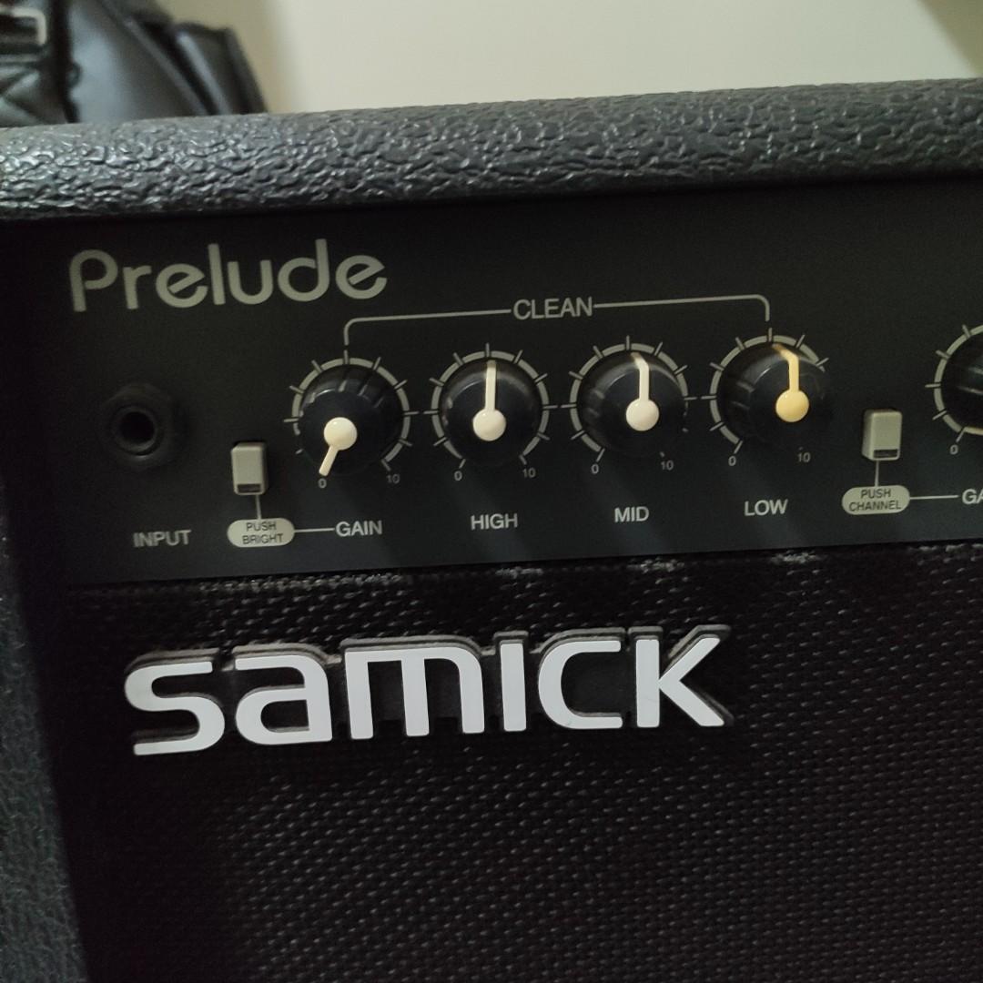 韓國Samick LA20R 12inch吋單體 guitar Amp 電 吉他音箱 spring reverb 破音彈簧殘響 貝斯bass amplifier, 興趣及遊戲, 音樂, 樂器在旋轉拍賣