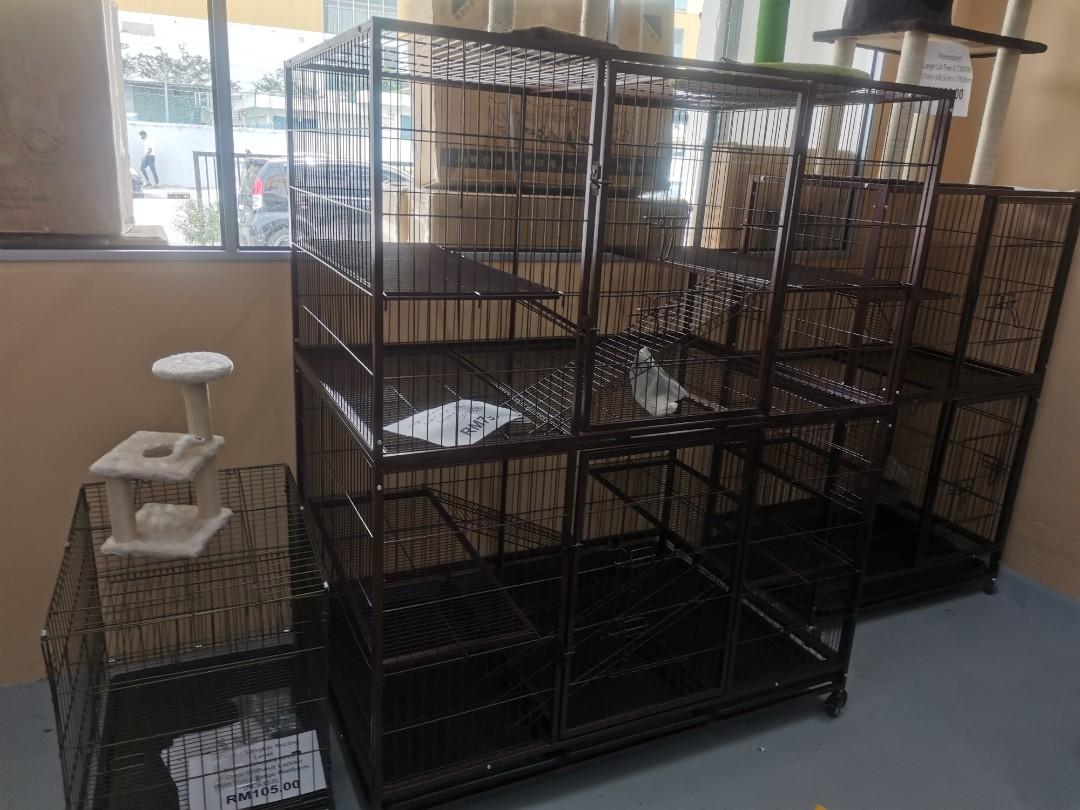 Sangkar kucing besar cat cage xxl, Pet Supplies, Homes & Other Pet ...