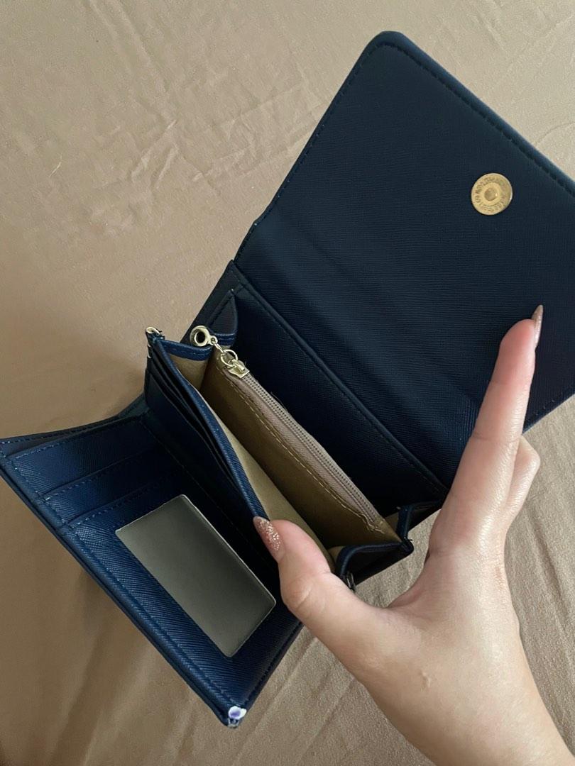 Santa Barbara Polo & Racquet Club Trifold Wallet - Royal Blue, Women's ...