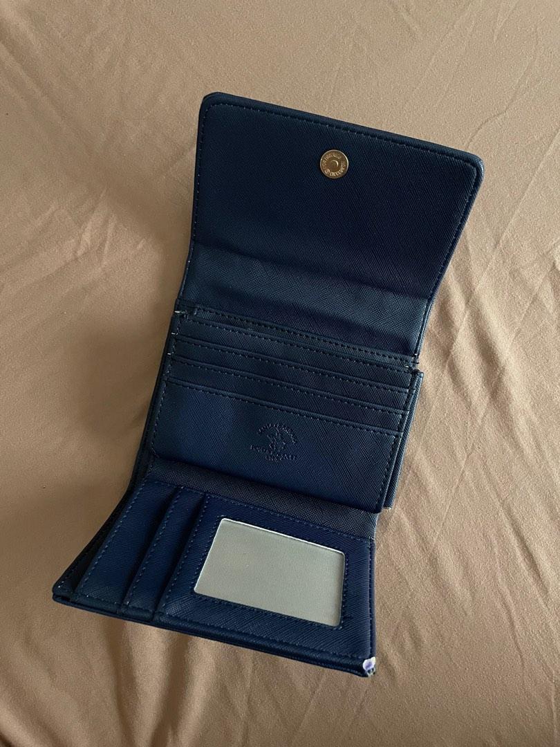 Santa Barbara Polo & Racquet Club Trifold Wallet - Royal Blue, Women's ...