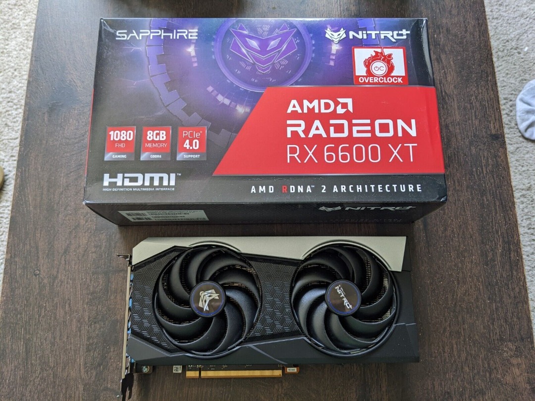 SAPPHIRE NITRO+ AMD Radeon RX 6600 XT GDDR6 8GB Graphics Card ...