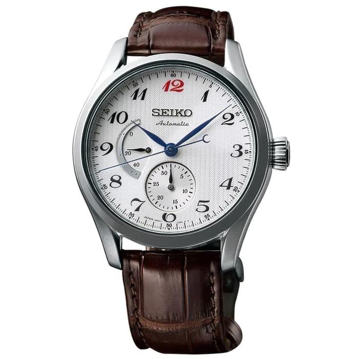 Seiko Presage White Dial Red Twelve Formal Dress Automatic Watch with ...