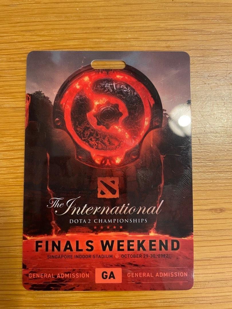 Selling x1 Ti finals ticket (Physical Ticket) - 850, Tickets & Vouchers ...