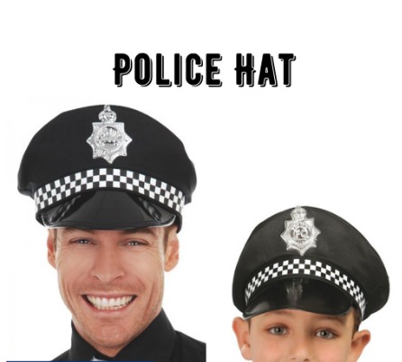 [SG Stock] Plastic Police Hat Costume Prop Halloween Cosplay, Hobbies ...
