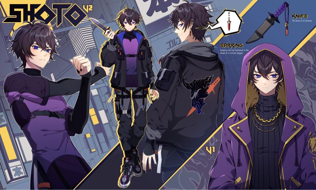 Shoto Vtuber Full Cosplay New Outfit [PO], Hobbies & Toys, Memorabilia ...