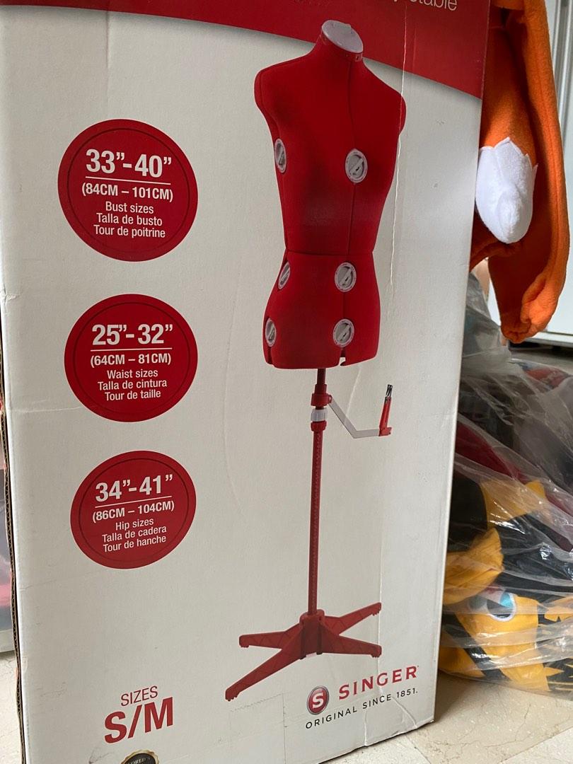 Singer Adjustable Dress Form S-M, Hobbies & Toys, Stationary & Craft ...