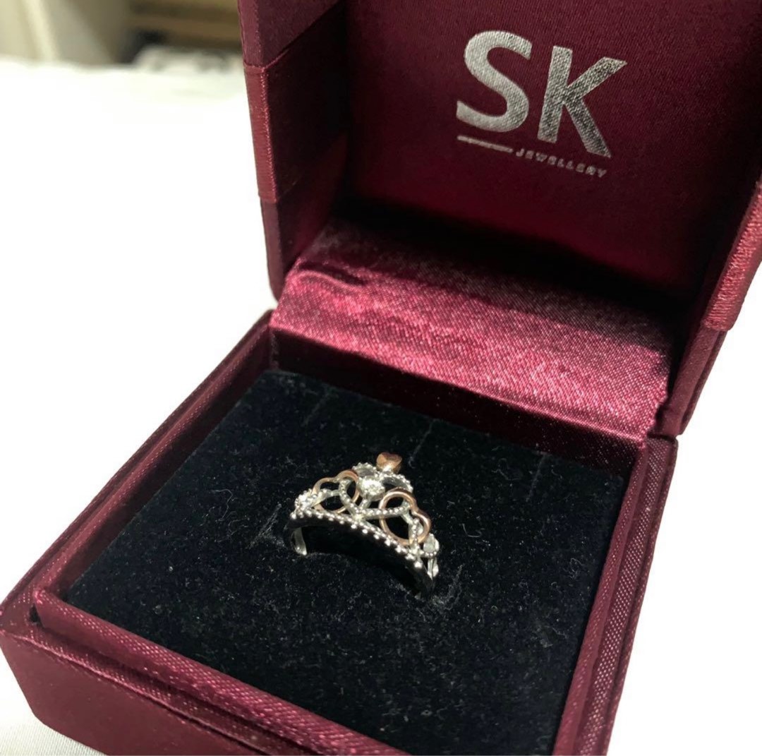 SK Disney Tiara Diamond Ring, Luxury, Accessories on Carousell