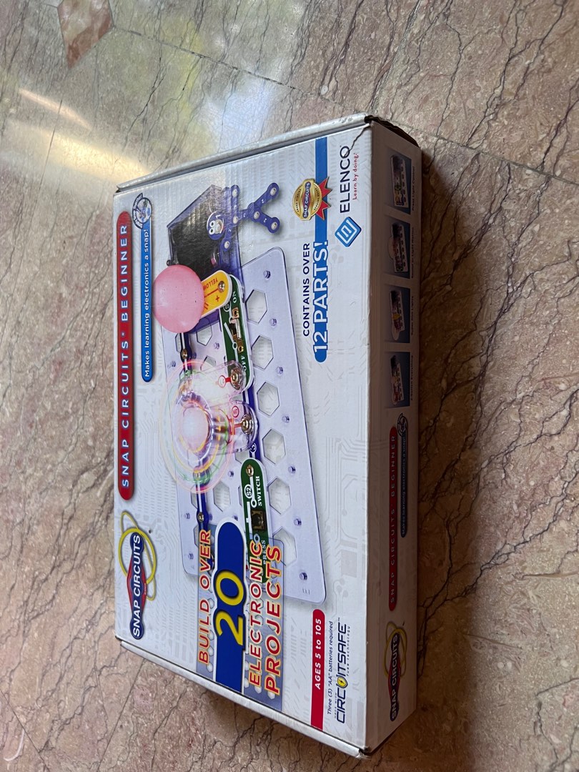 Snap Circuits Snap Circuit Beginner Electronic Discovery Kit, Hobbies ...