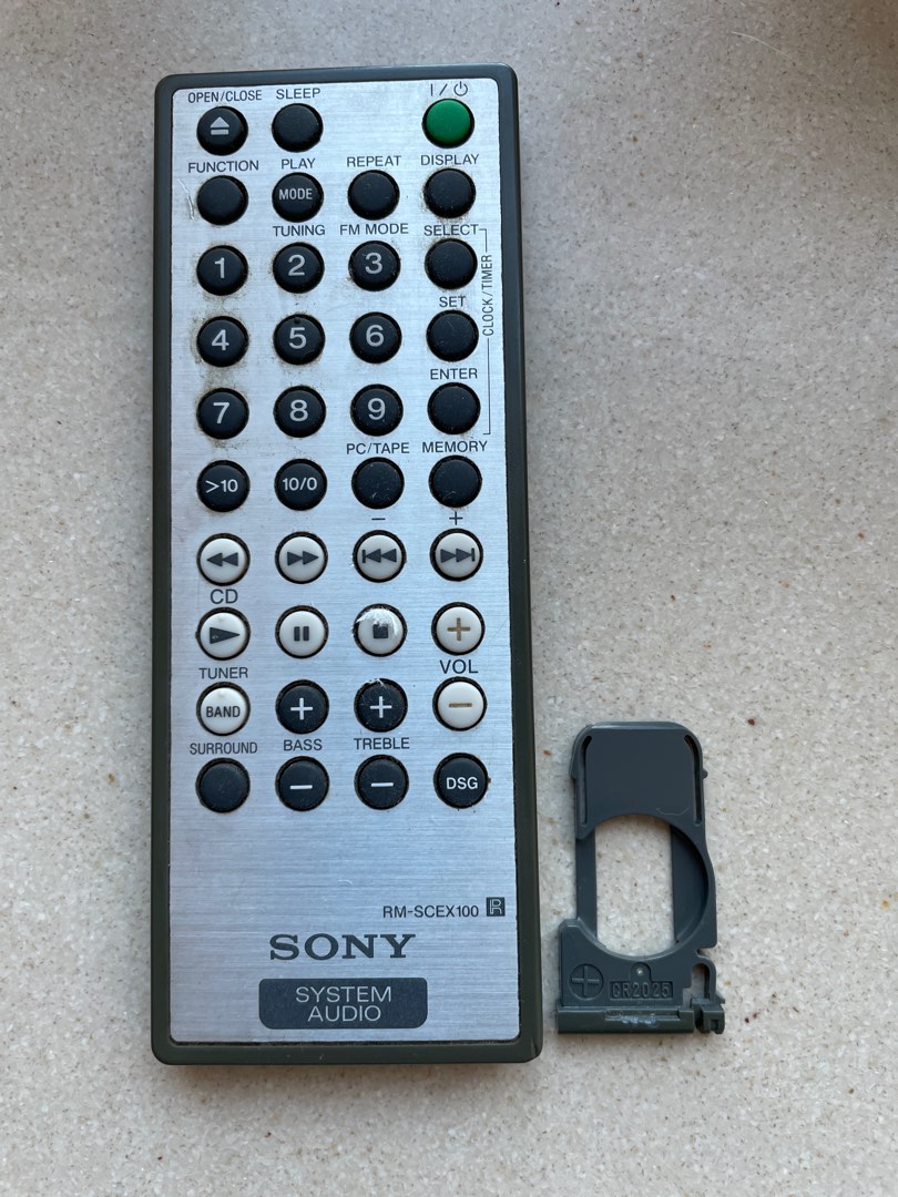 Sony Mini Hifi remote control, 音響器材, 音樂播放裝置 MP3及CD Player - Carousell