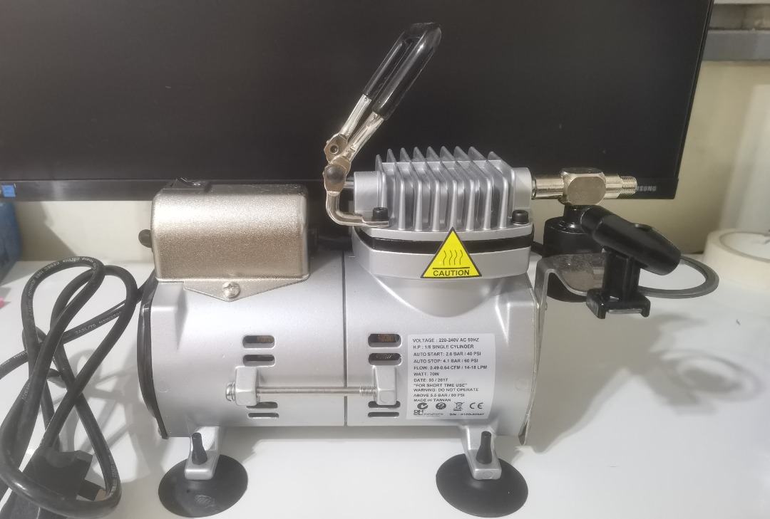 SPARMAX AIR COMPRESSOR TC-501as 模型氣泵, 興趣及遊戲, 手作＆自家設計, 工藝用品及工具 - Carousell