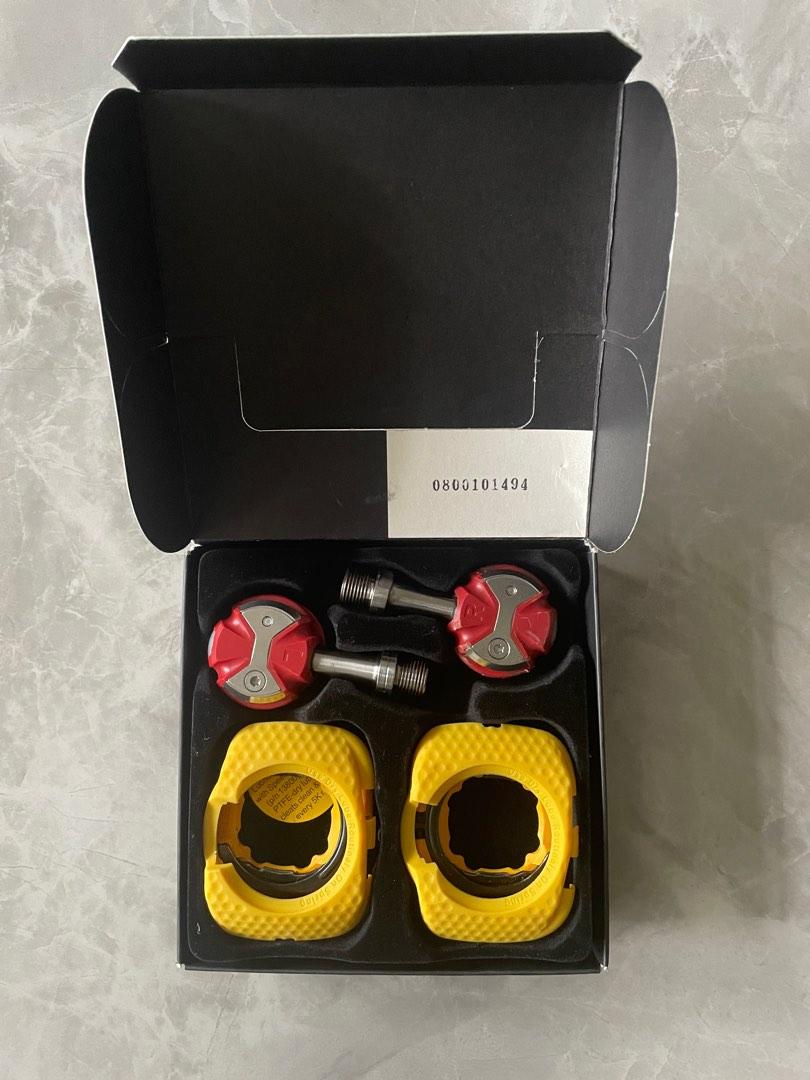 SpeedPlay Zero Red Titanium Pedal + Zero Aero Walkable Cleats, Sports ...