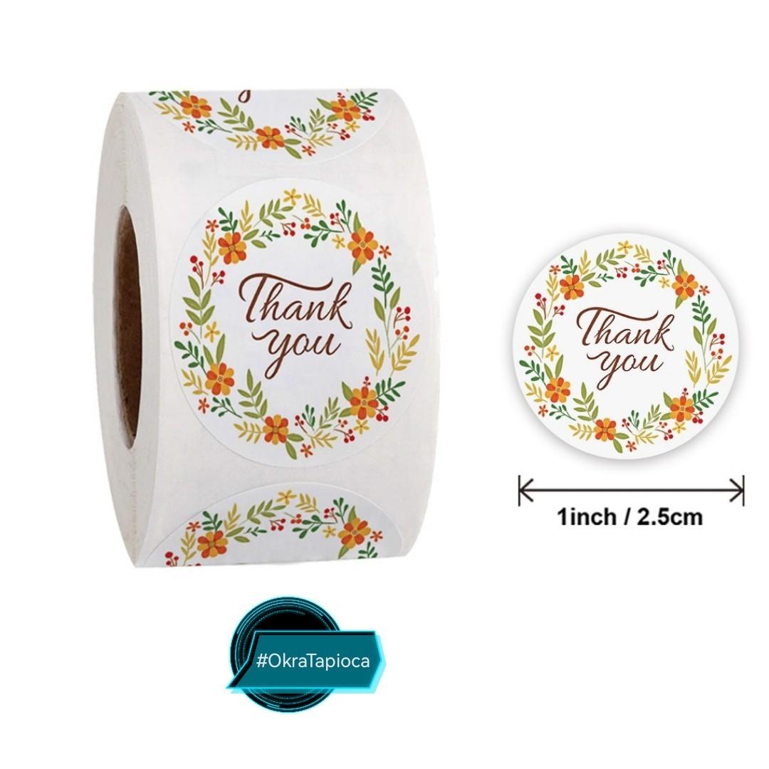 Stickers ( Thank You Sticker Label), Hobbies & Toys, Stationery & Craft ...