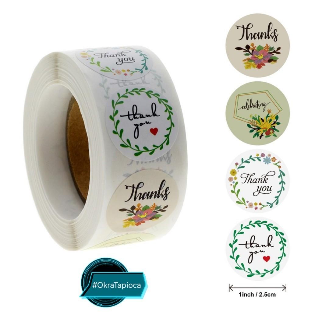 Stickers ( Thank You Sticker Label), Hobbies & Toys, Stationery & Craft ...