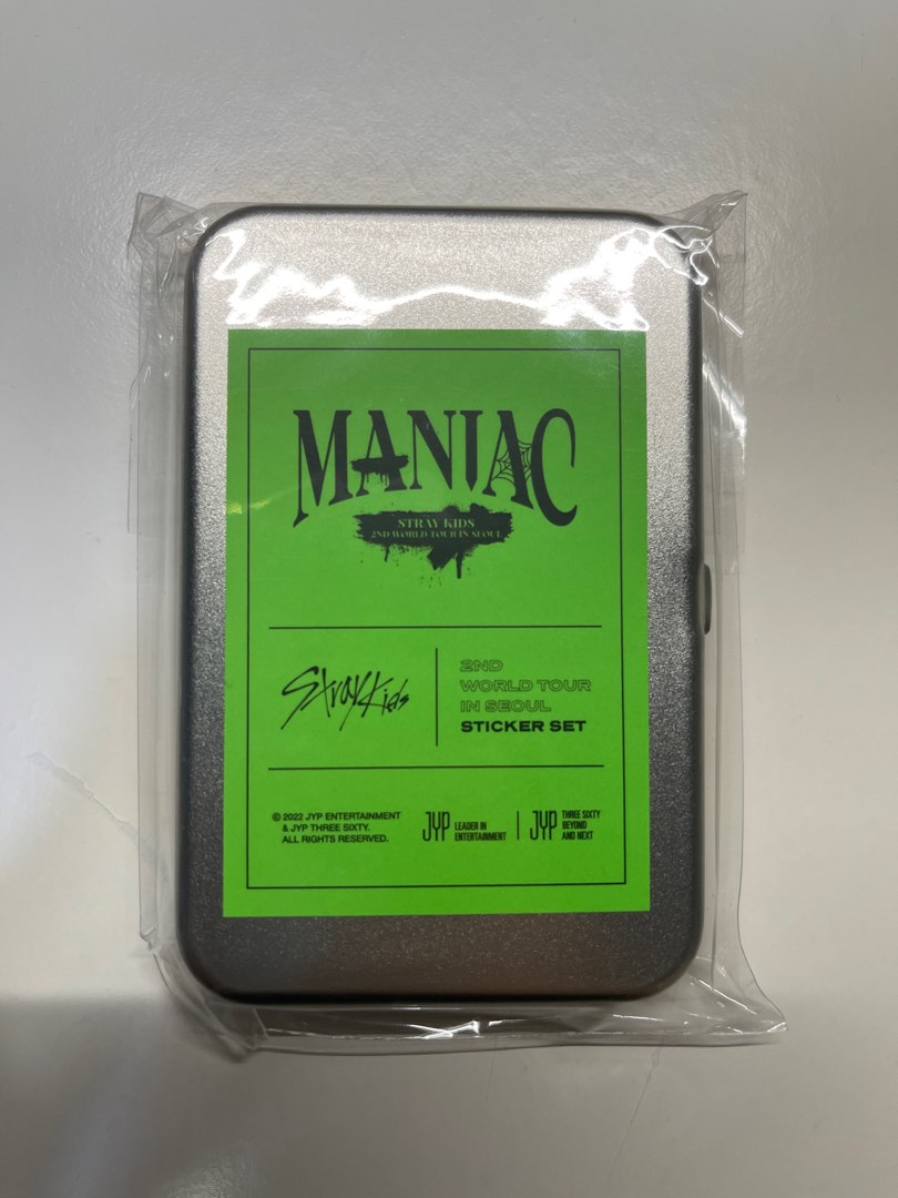 Stray Kids Maniac Merchandise Tincase Sticker Pack, Hobbies & Toys ...