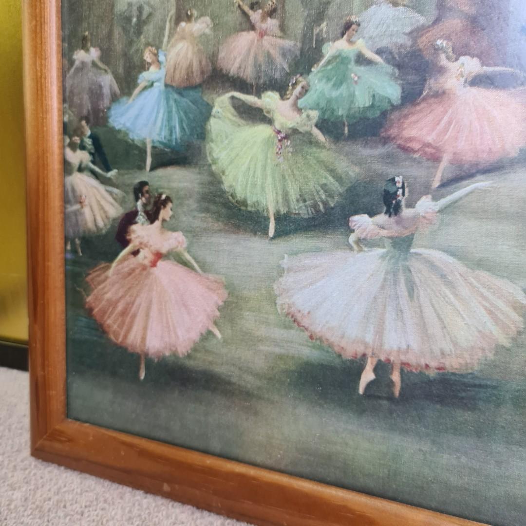 "SYMPHONY FANTASTIQUE" - CARLOTTA EDWARDS BALLERINA PAINTING (1950's ...