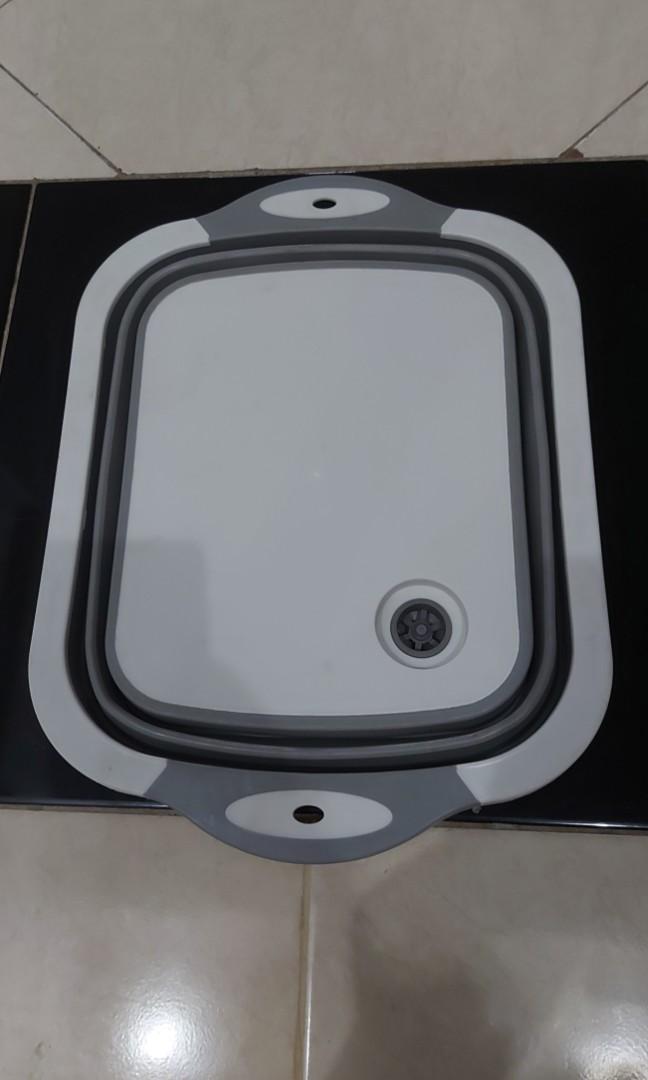 Talenan Lipat Baskom 3 In 1 Multifungsi dapur serbaguna piring multi ...