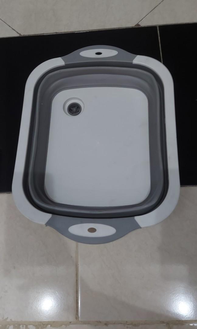 Talenan Lipat Baskom 3 In 1 Multifungsi dapur serbaguna piring multi ...
