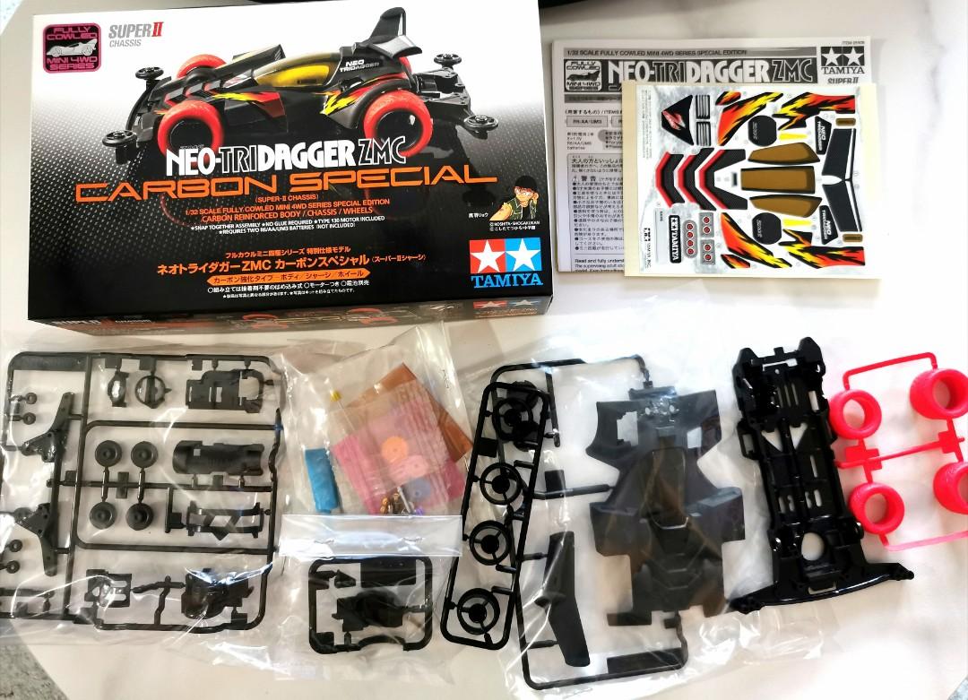 Tamiya Carbon Special Neo-Tridagger ZMC mini 4WD, Hobbies & Toys, Toys ...