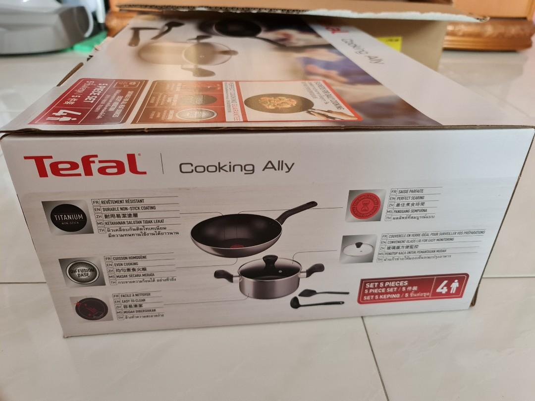 Tefal cooking set 5 pieces, Furniture & Home Living, Kitchenware ...
