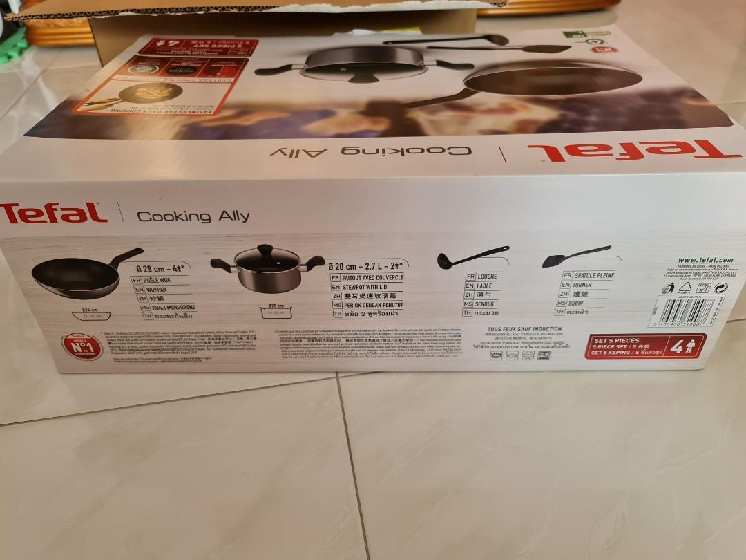 Tefal cooking set 5 pieces, Furniture & Home Living, Kitchenware ...