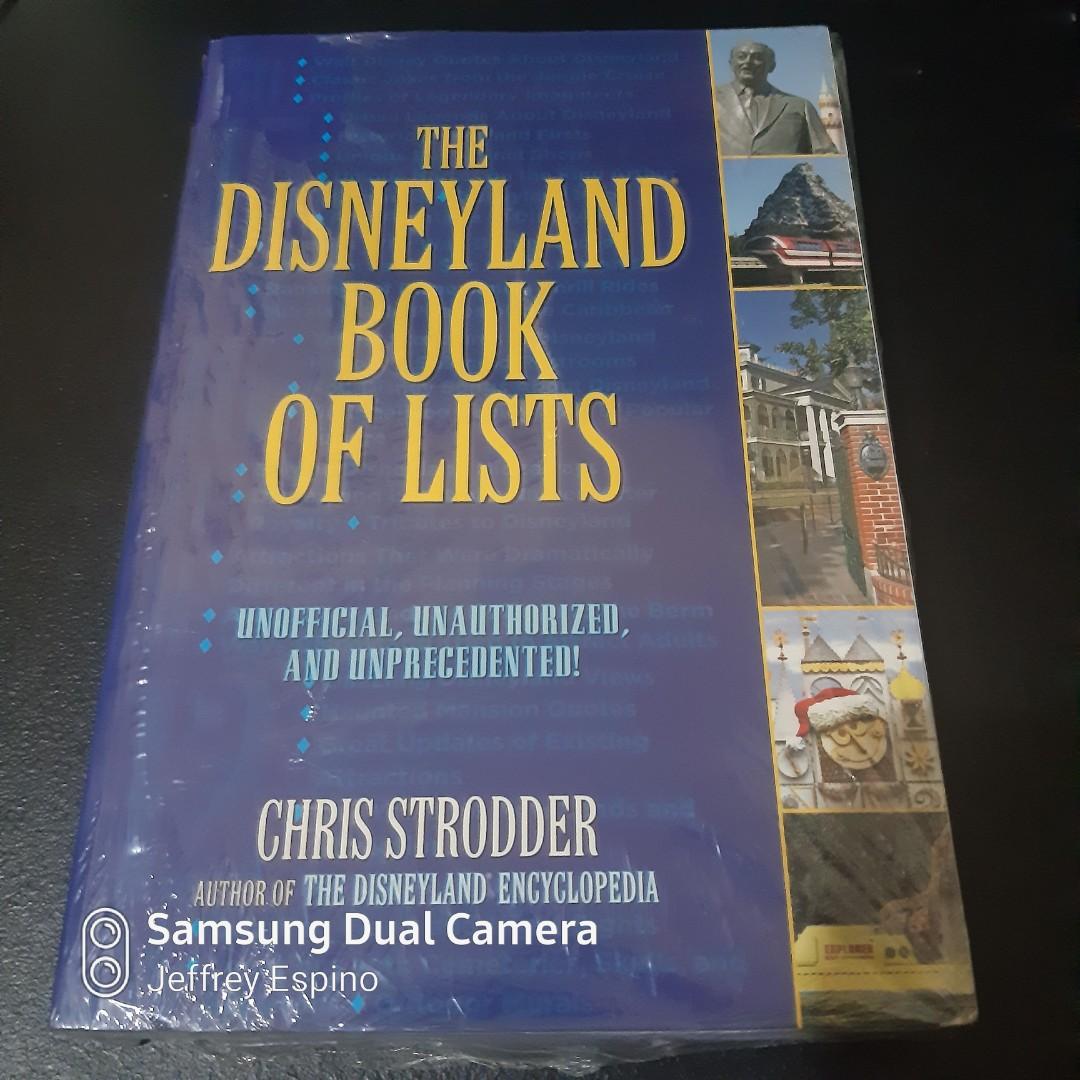 The Disneyland Book of Lists, Hobbies & Toys, Books & Magazines, Travel ...