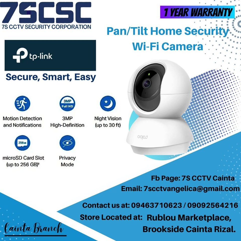 TP-LINK TAPO C210 ( Indoor Camera ), Furniture & Home Living, Security ...