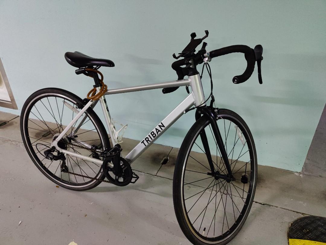 Triban 100 with accessories, Sports Equipment, Bicycles & Parts ...