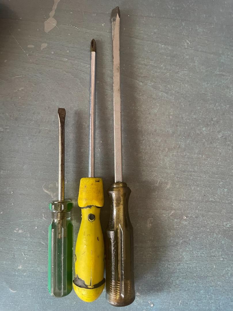 Try Square, Screw Drivers, Spanner, Steel Brush, Plier & Cutters ...