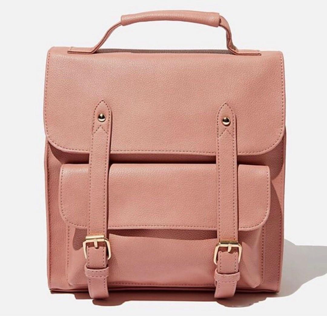 TYPO Buffalo Satchel Backpack, Women's Fashion, Bags & Wallets ...