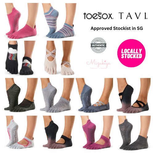 [US Authentic] Toesox Tavi Grip / Anti Slip Socks - Bellarina / Elle ...