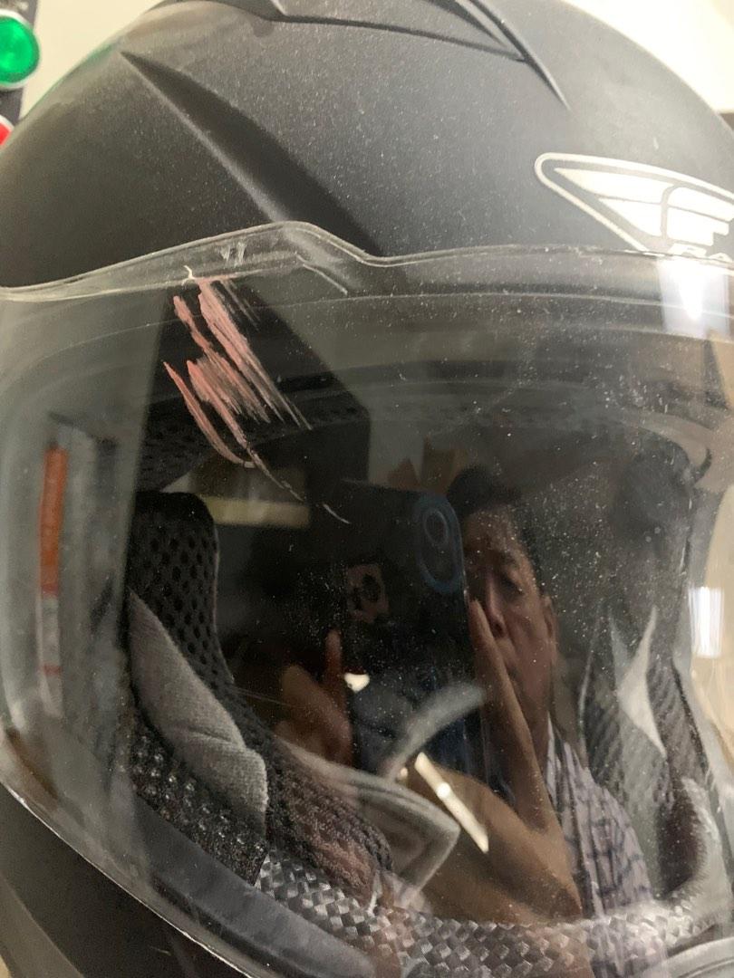 Used full face helmet, Motorcycles, Motorcycle Accessories on Carousell