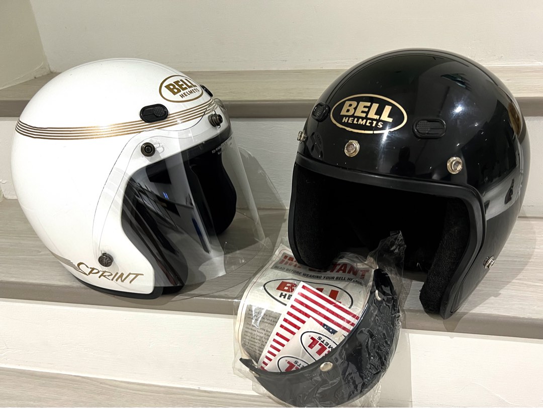 Vintage bell helmets, Motorcycles, Motorcycle Apparel on Carousell