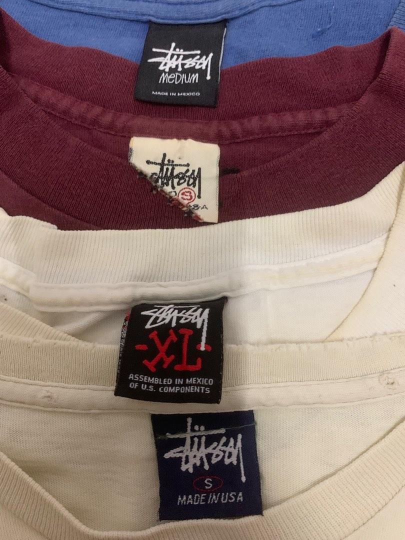 Vintage Combo Stussy, Men's Fashion, Tops & Sets, Tshirts & Polo Shirts ...