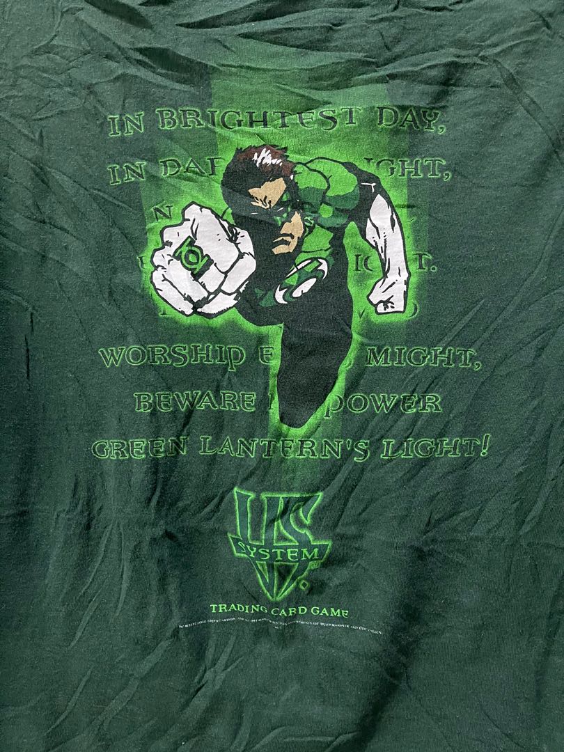 Vintage Green Lantern’s VS System DC Comic, Men's Fashion, Tops & Sets ...