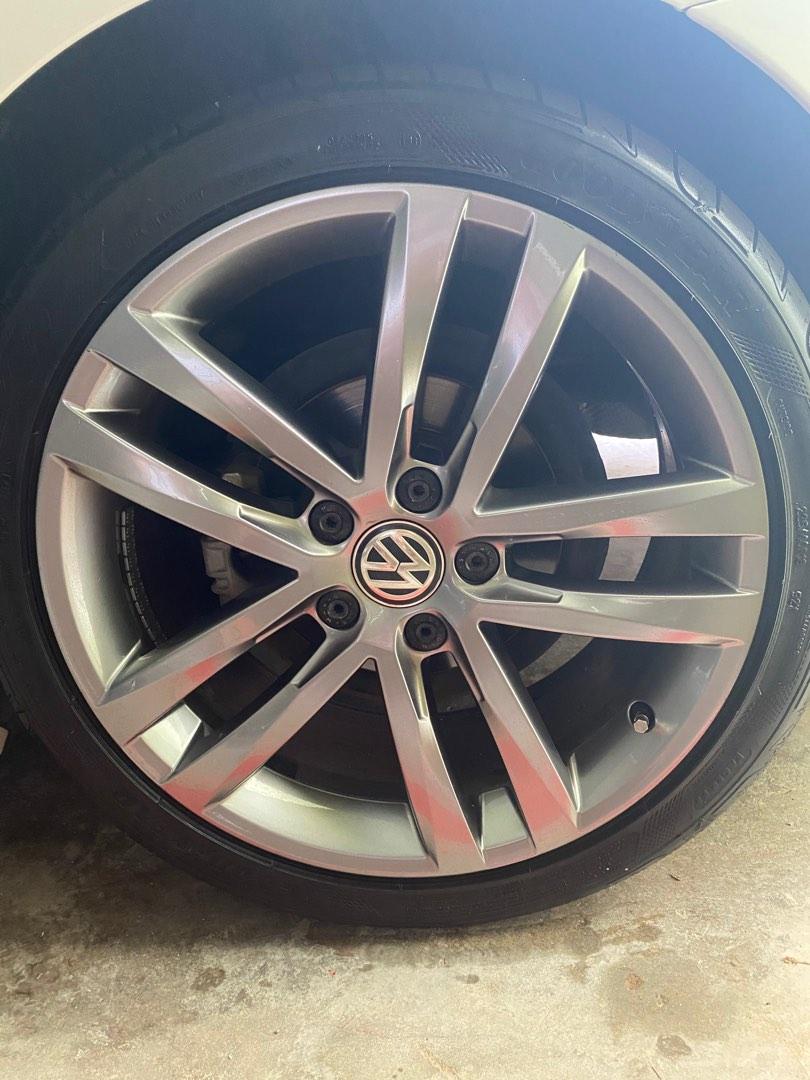 Volkswagen rims vw 18 ( rim with tyre ), Car Accessories, Tyres & Rims ...