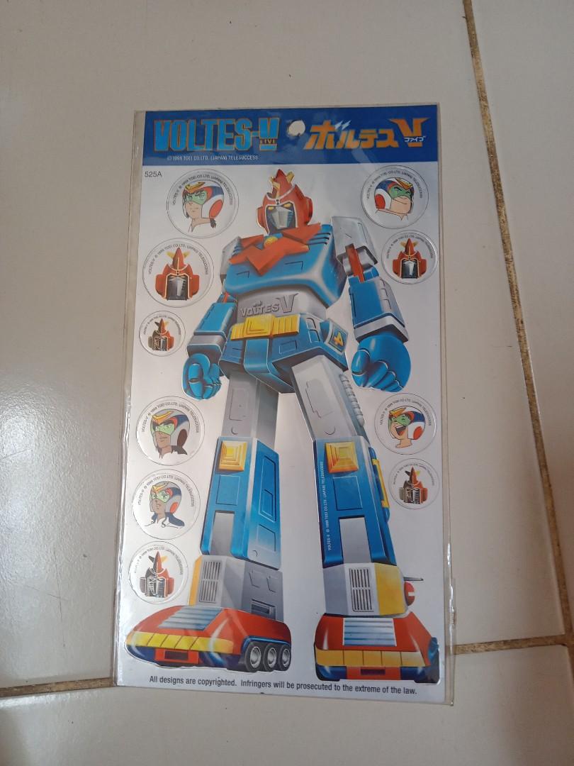 Voltes V Sticker 1999 TOEI 525A, Hobbies & Toys, Memorabilia ...