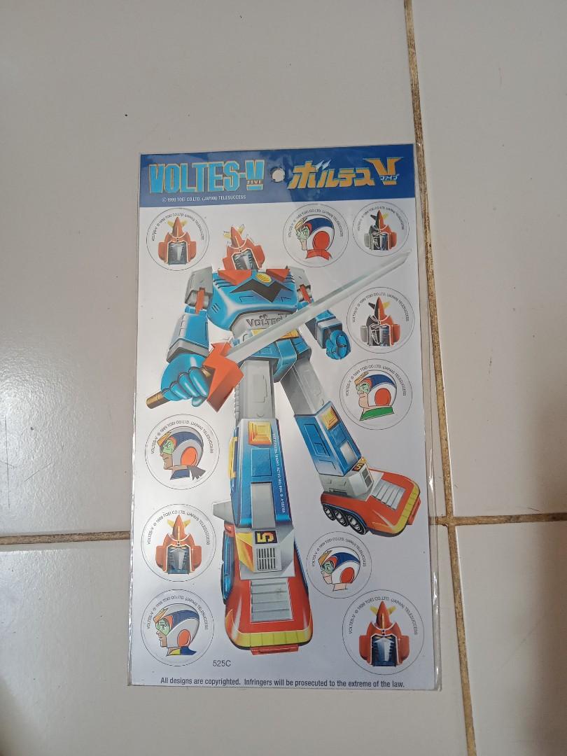 Voltes V Sticker 1999 TOEI 525C, Hobbies & Toys, Memorabilia ...