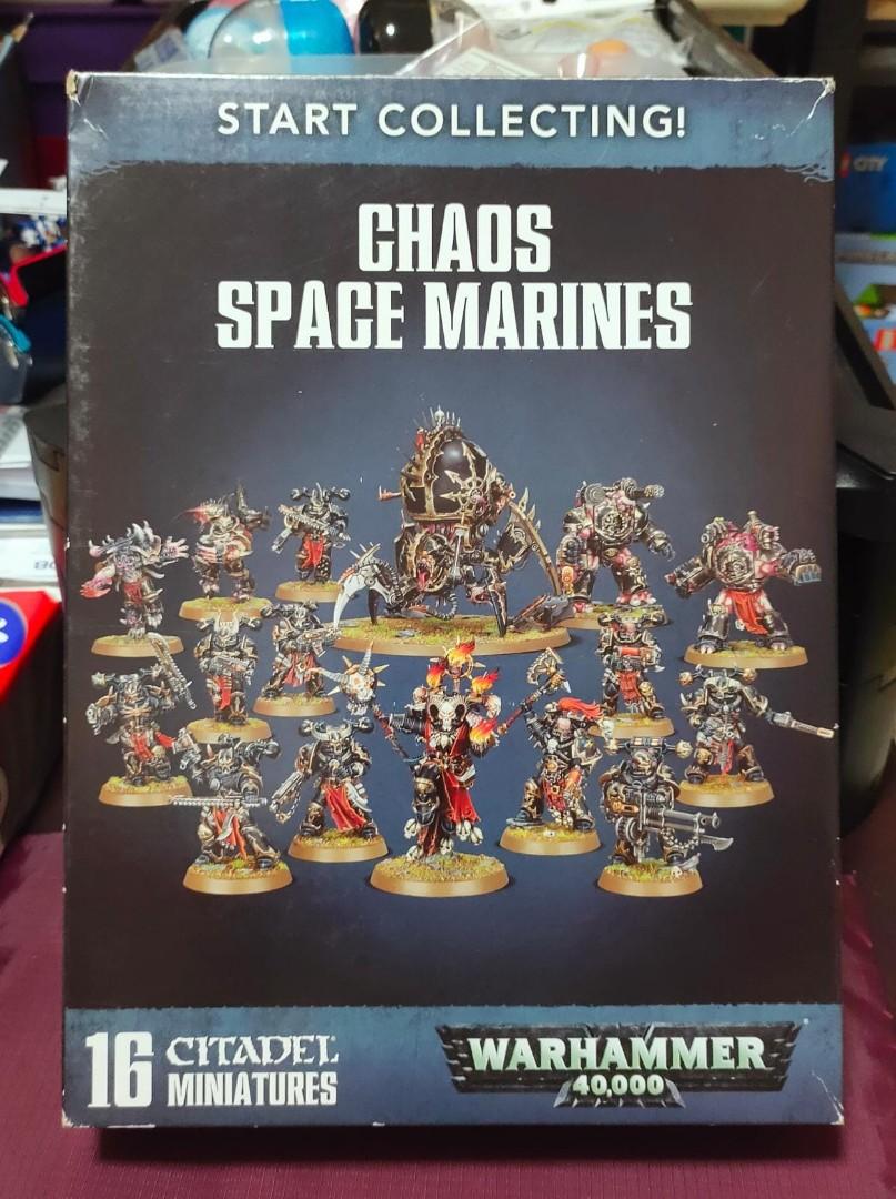 Warhammer 40K Chaos Space Marines Start Collecting NEW, Hobbies & Toys ...