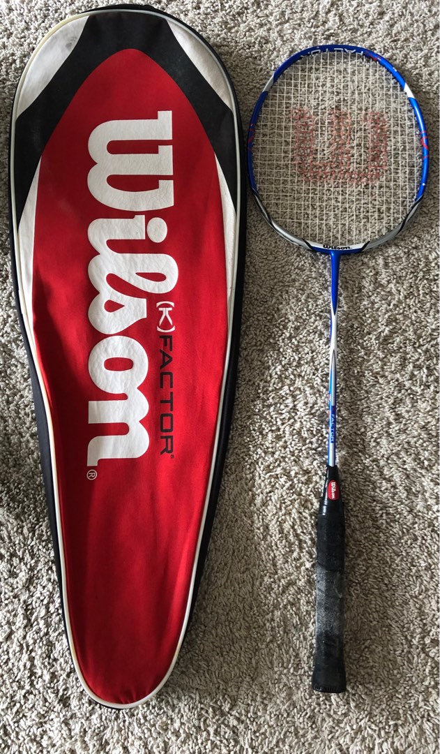 Wilson K Factor K Smash Badminton Racket, Sports Equipment, Sports ...