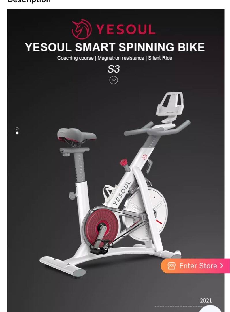 Xiaomi Yesoul S3 Spinning Bike, Sports Equipment, Exercise & Fitness, Cardio & Fitness Machines ...
