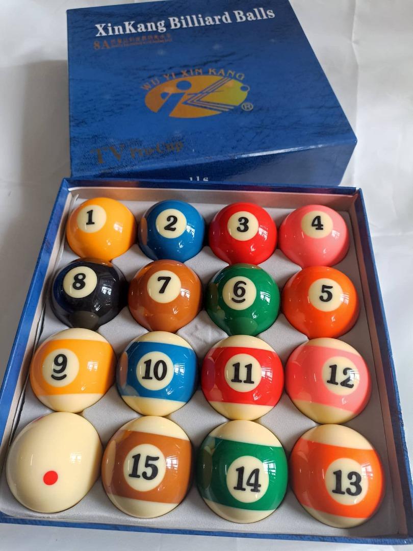 XINKANG TV PRO (TOURNAMENT) BILLIARD BALL SET ORIGINAL, Sports ...