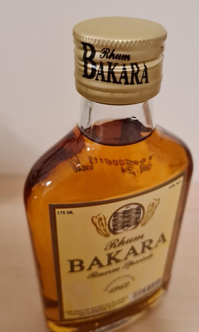 (175ml冧酒) Rhum Bakara, 興趣及遊戲, 收藏品及紀念品, 古董收藏 - Carousell