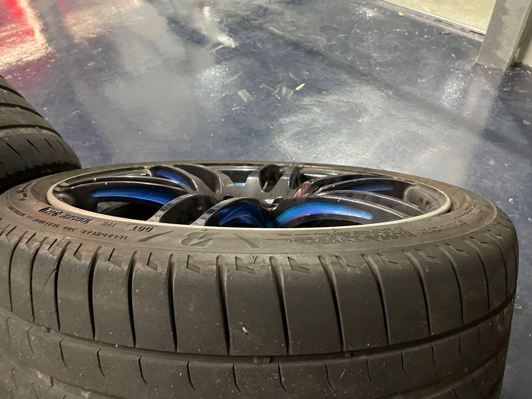 18 Inch Wedssport Rim & Bridge stone tyre 255/35/18, Car Accessories ...